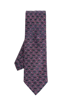 Etro Silk Tie - Navy Blue