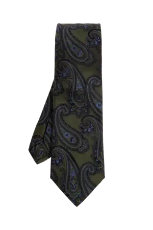 Etro Silk Tie - Green