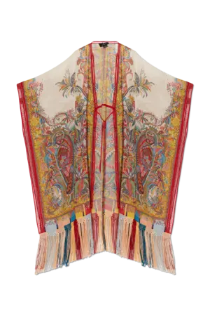 Etro Dress With Fringes - Multicolour