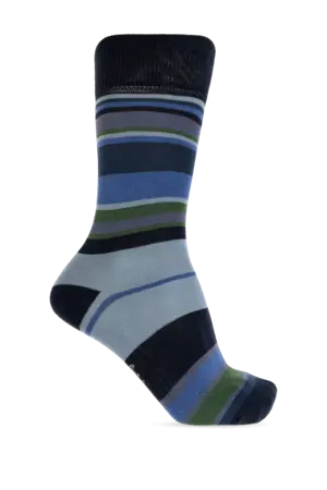 Paul Smith Socks With Logo - Blue