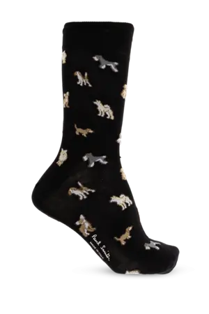 Paul Smith Socks With Print - Black