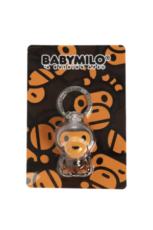 A BATHING APE Keychain With A Monkey Motif