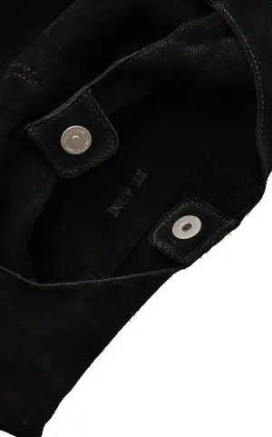 ST. AGNI Soft Oval Shoulder Bag - Black