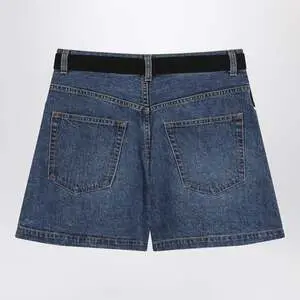 Sacai Wool And Denim Shorts