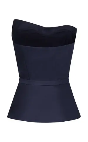 ANDRES OTALORA Asymmetric Peplum Top
