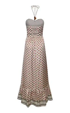 ANDRES OTALORA Trama Salvaje Printed Maxi Dress