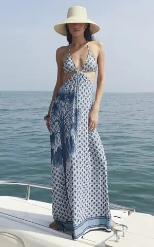 ANDRES OTALORA Te Guardo Printed Cover-up Convertible Dress - Print