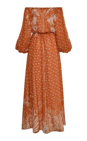 ANDRES OTALORA De Cero Off-the-shoulder Maxi Dress