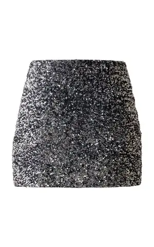 LA FUORI Embellished Mini Skirt