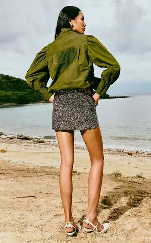 LA FUORI Elan Embellished Blouse