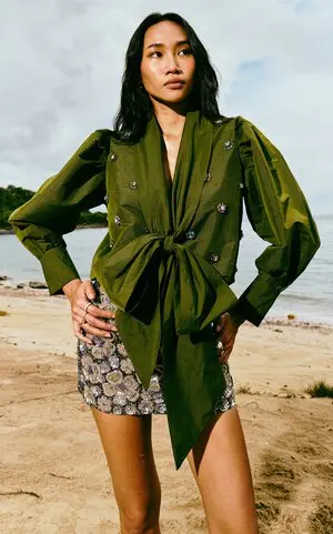 LA FUORI Elan Embellished Blouse