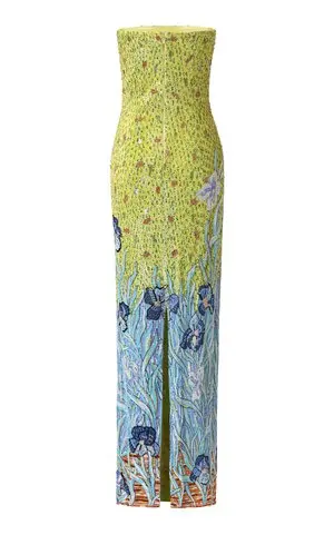 LA FUORI Embellished Maxi Dress