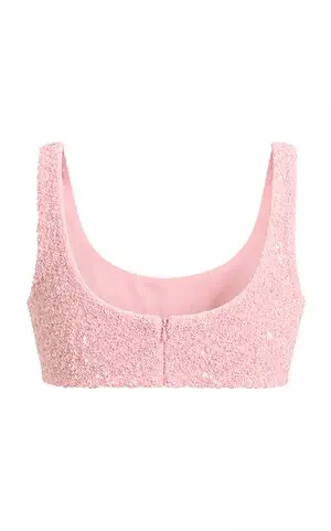 LA FUORI Rose Allure Embellished Bralette