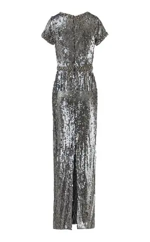 LA FUORI Luna Luxe Embellished Maxi Dress