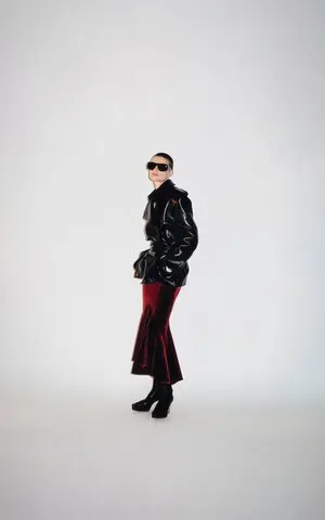 Khaite Egon Plonge Leather Coat