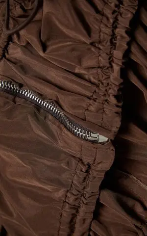 Marni Drawstring Cotton Bandeau Top