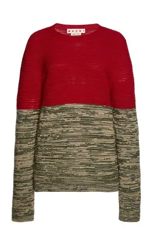 Marni Wool Knit Sweater - Red