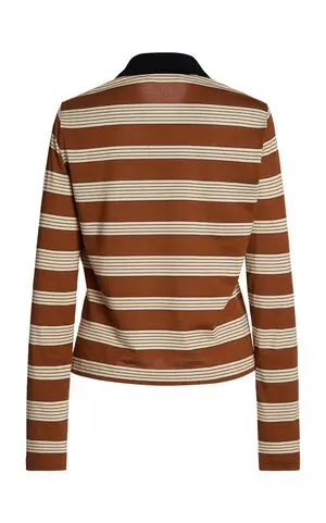 Marni Striped Cotton-knit Top