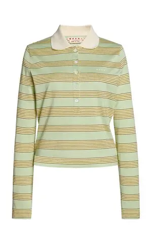 Marni Stripe Cotton-knit Top - Multi