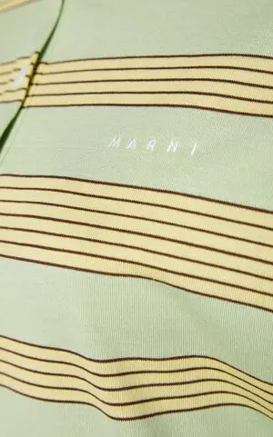 Marni Stripe Cotton-knit Top