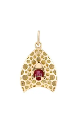 HOUSE JANOLO 18kt Yellow Gold High Hat Pendant