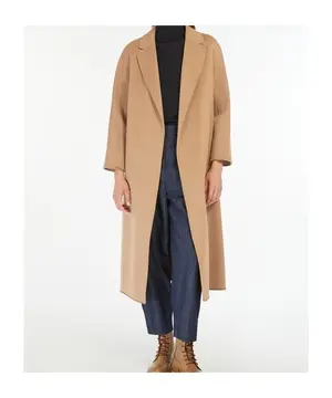 Max Mara Wool Broadcloth Midi Coat