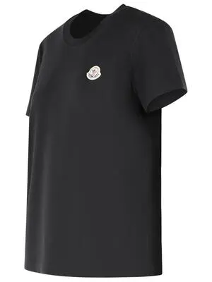Moncler Logo Patch T-shirt Set - Black