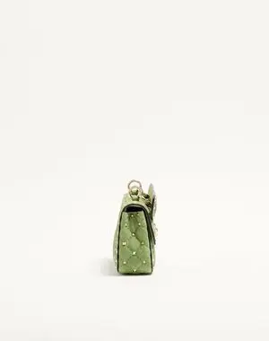Valentino Garavani Rockstud Spike Small Suede Bag - Mint
