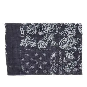 Emporio Armani Linen And Silk-blend Scarf