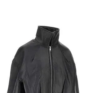 ROTATE BY BIRGER CHRISTENSEN Leather Boxy Jacket