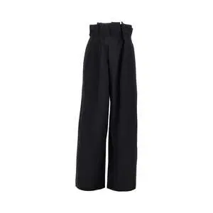 Khaite Kira Oversized Virgin Wool Pants