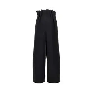 Khaite Kira Oversized Virgin Wool Pants