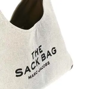 Marc Jacobs Sack Bag Canvas Shoulder Bag - Black