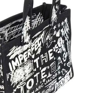 Marc Jacobs The Punk Scribble Small Canvas Tote Bag