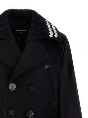 Dsquared2 Hybrid Double-breasted Coat