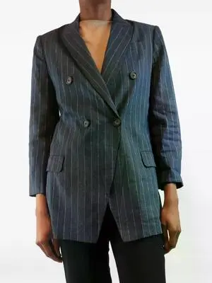 Brunello Cucinelli Pinstripe Double-breasted Blazer