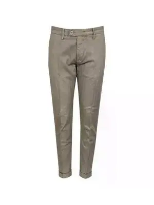 RE-HASH Tailored Pressed Crease Turn-up Trousers