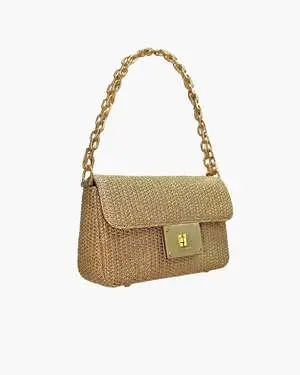 Eric Javits Amelie Midas Straw Bag