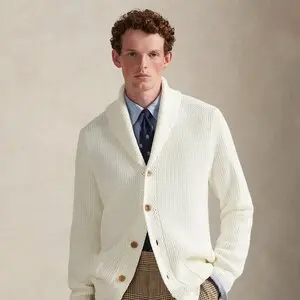 Ralph Lauren Cotton Shawl-collar Cardigan - Nevis