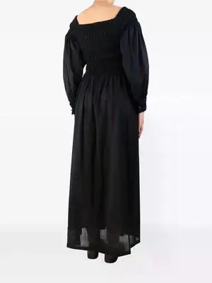 Max Mara Shirred Maxi Dress