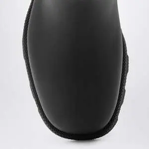 Burberry Marsh Stamp Rubber And Nylon Ankle Boots - Black