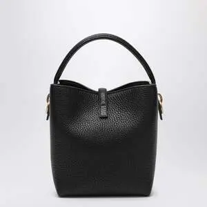 Saint Laurent Le 37 Bucket Bag In Grained Leather - Black