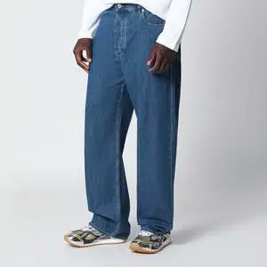 Bottega Veneta Medium Blue Wide-leg Jeans