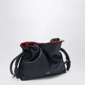 Loewe Dark Blue Layered Medium Flamenco Leather Clutch