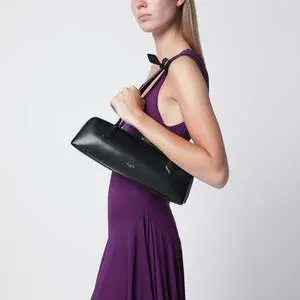 Alaïa Teckel Leather Bag - Black