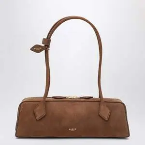 Alaïa Le Teckel Medium Nubuck Leather Bag - Brown