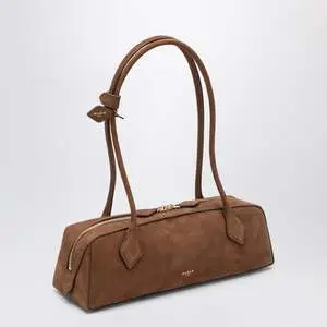 Alaïa Le Teckel Medium Nubuck Leather Bag - Brown