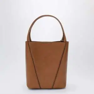 Chloé Small Spin Leather Tote Bag - Brown