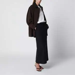 Nour Hammour Grange Suede Leather Jacket - Brown