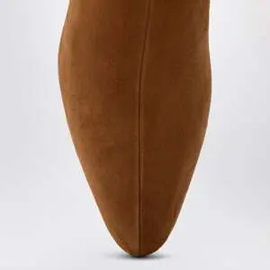 AQUAZZURA Suede Ankle Boots - Brown